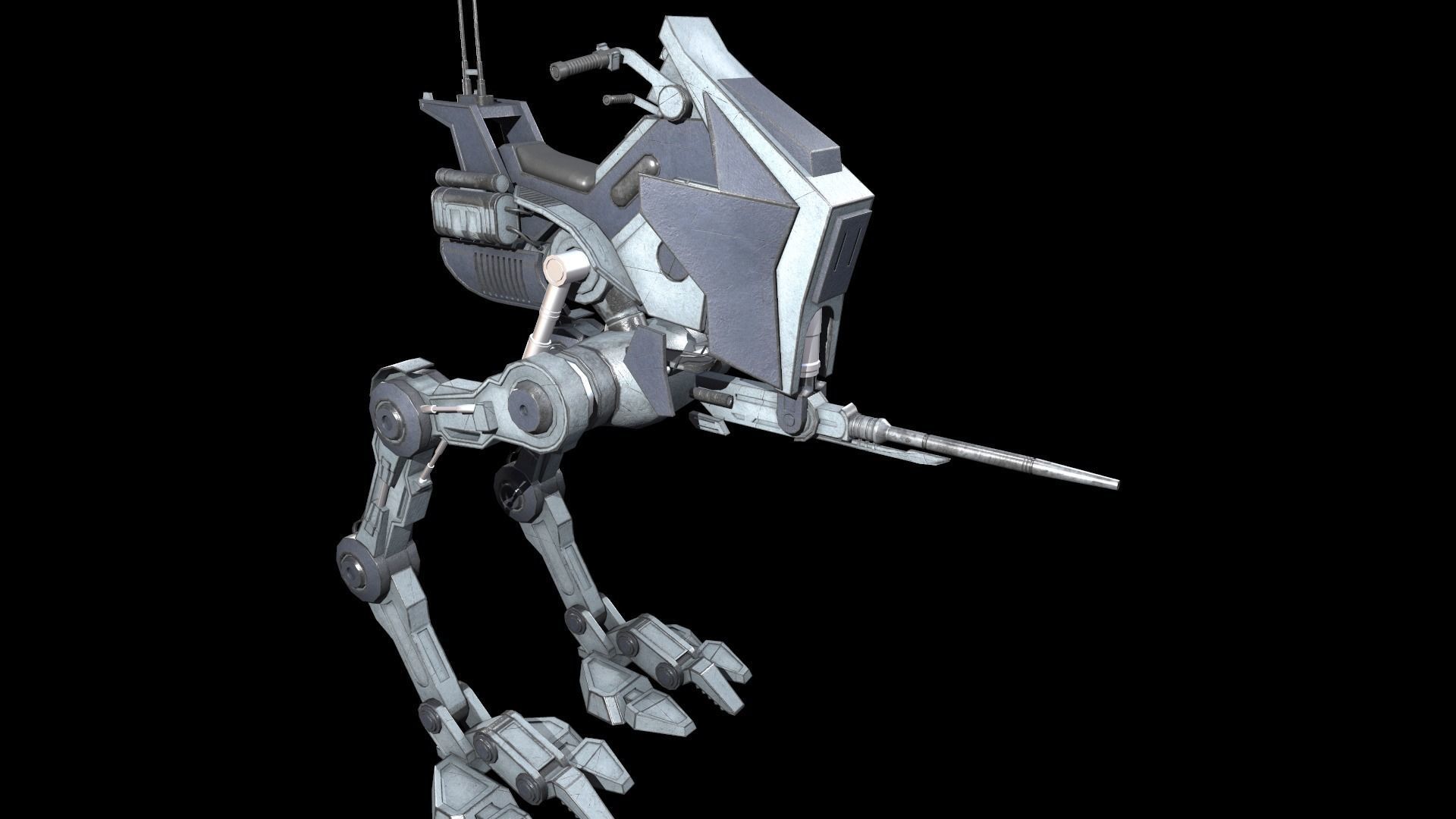 3D model Sci fi Starwars Walker VR / AR / low-poly | CGTrader