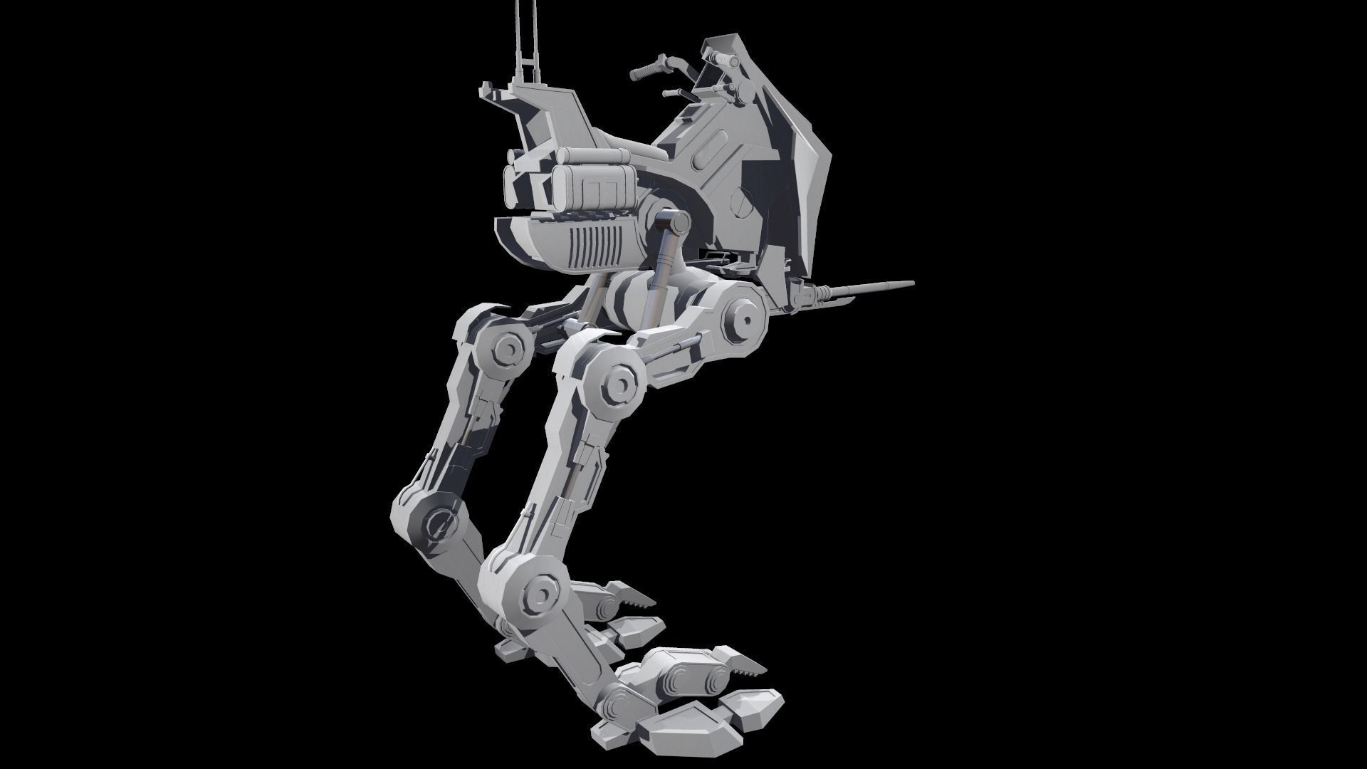 3D model Sci fi Starwars Walker VR / AR / low-poly | CGTrader