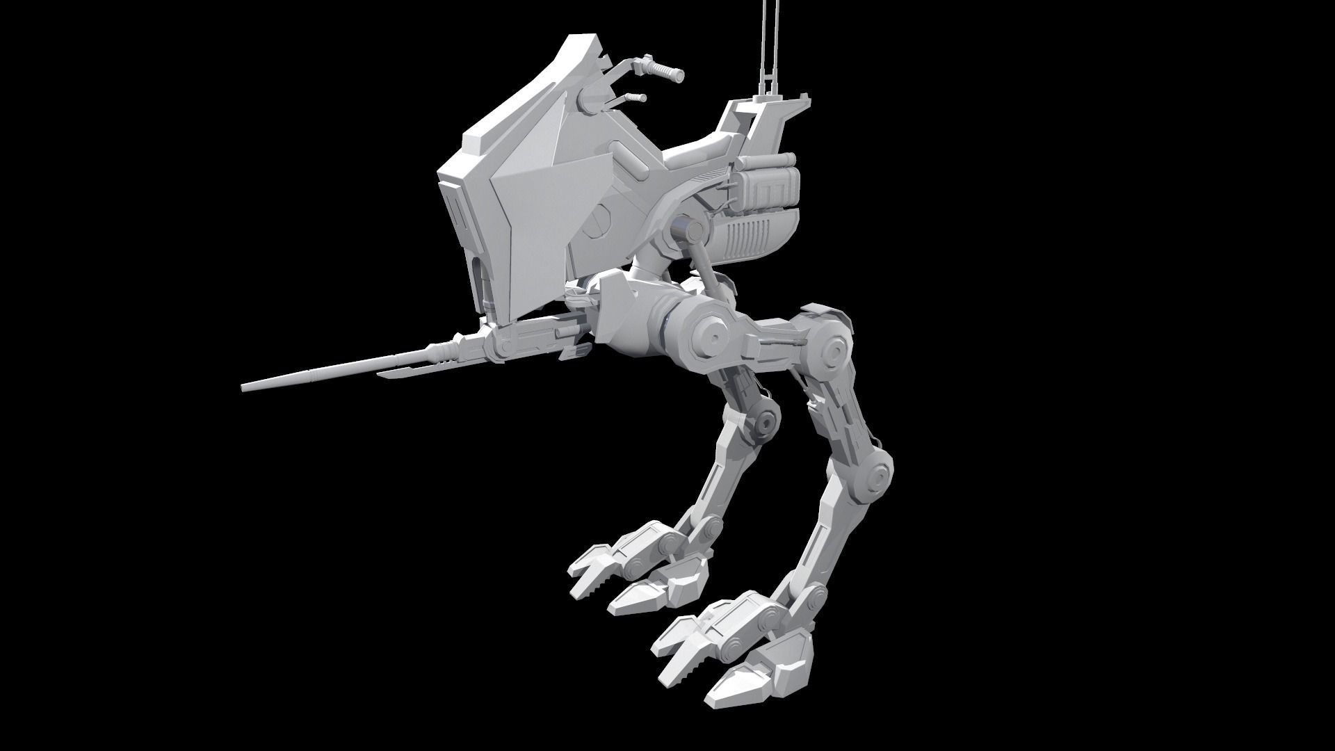 3D model Sci fi Starwars Walker VR / AR / low-poly | CGTrader