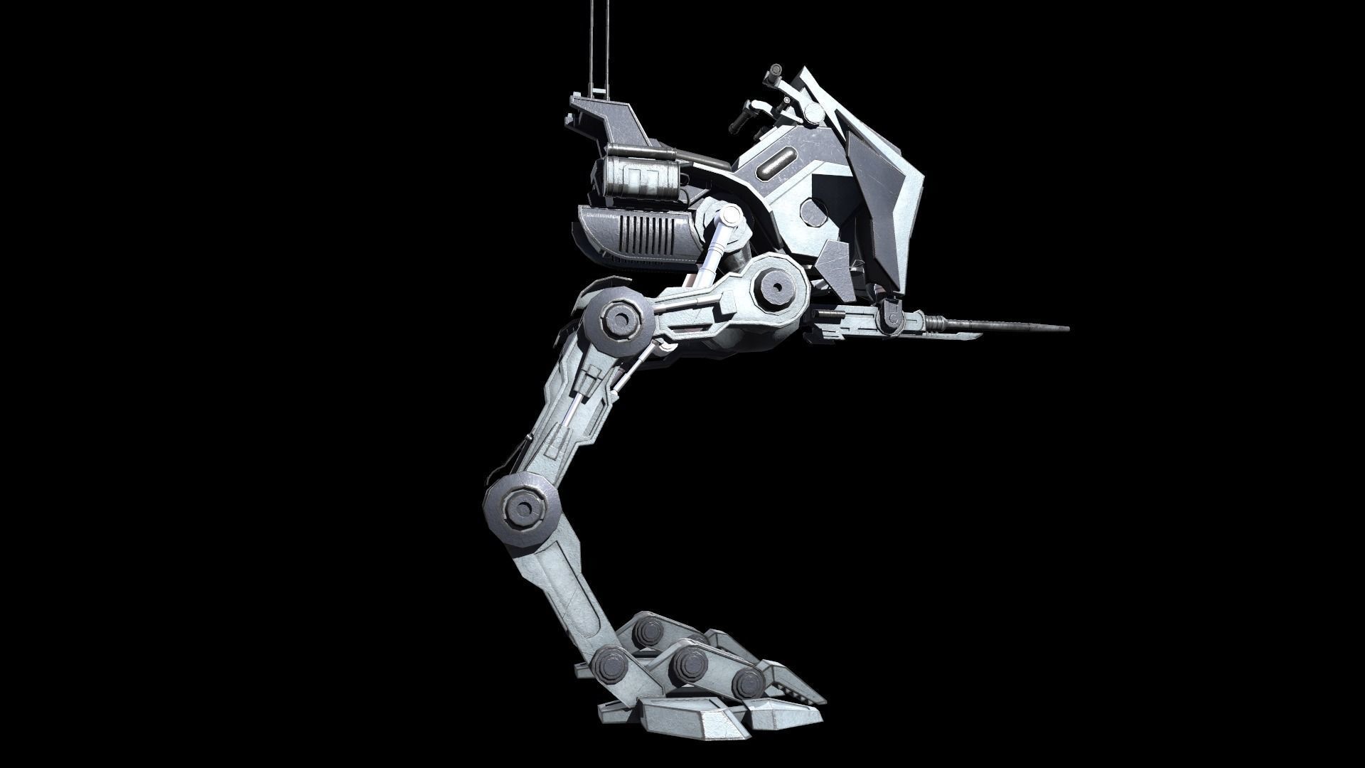 3D model Sci fi Starwars Walker VR / AR / low-poly | CGTrader