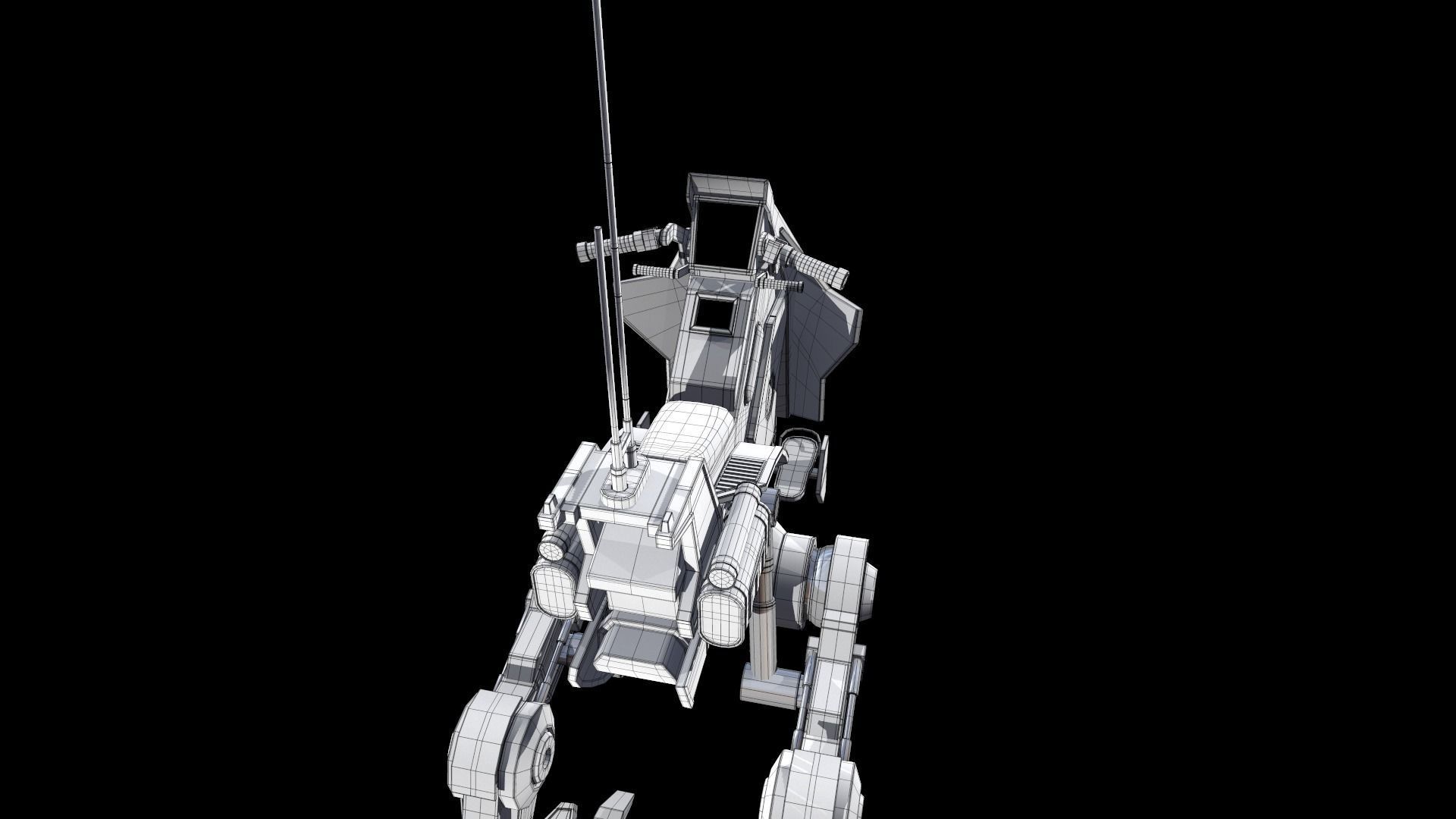 3D model Sci fi Starwars Walker VR / AR / low-poly | CGTrader