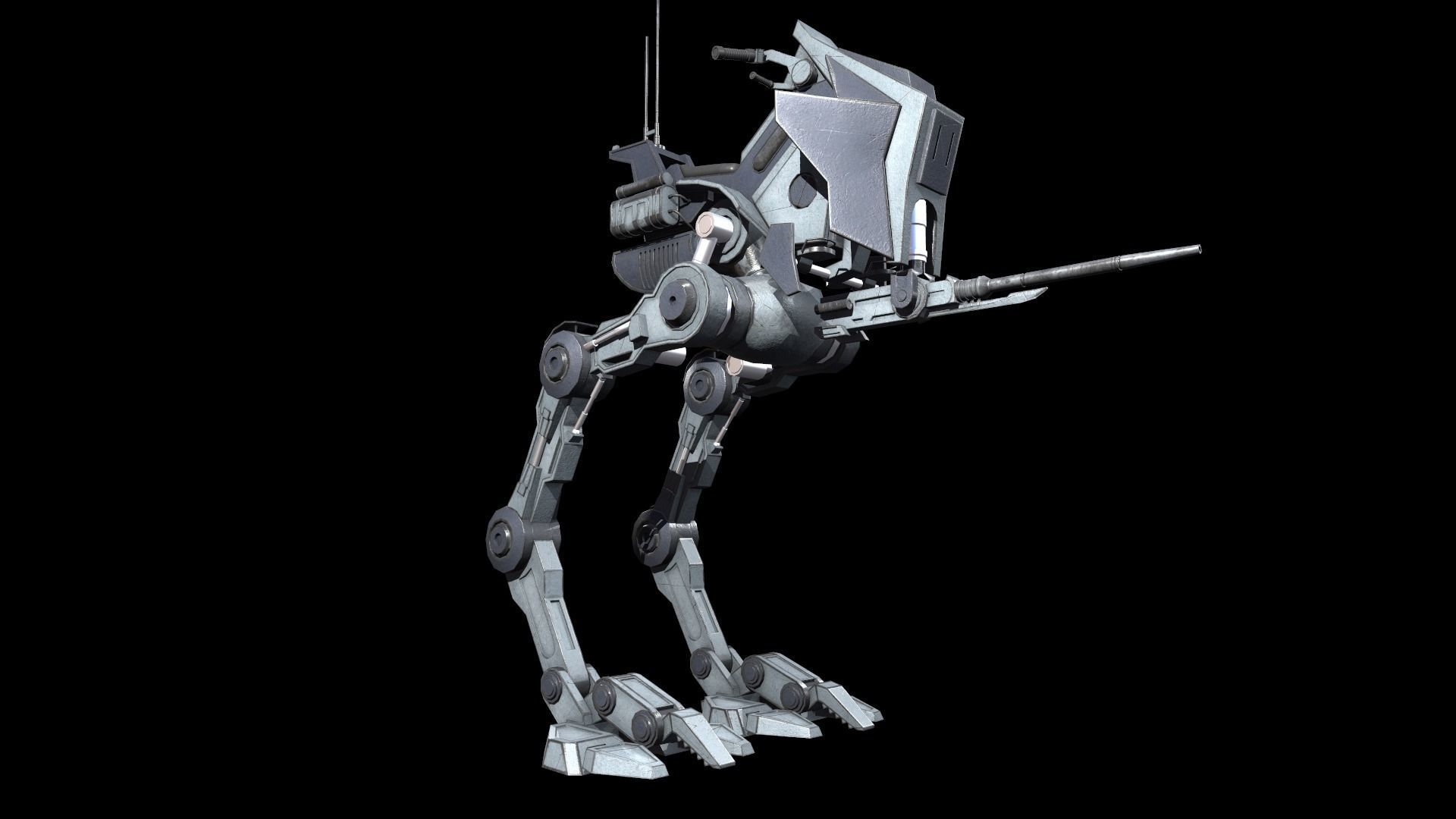 3D model Sci fi Starwars Walker VR / AR / low-poly | CGTrader
