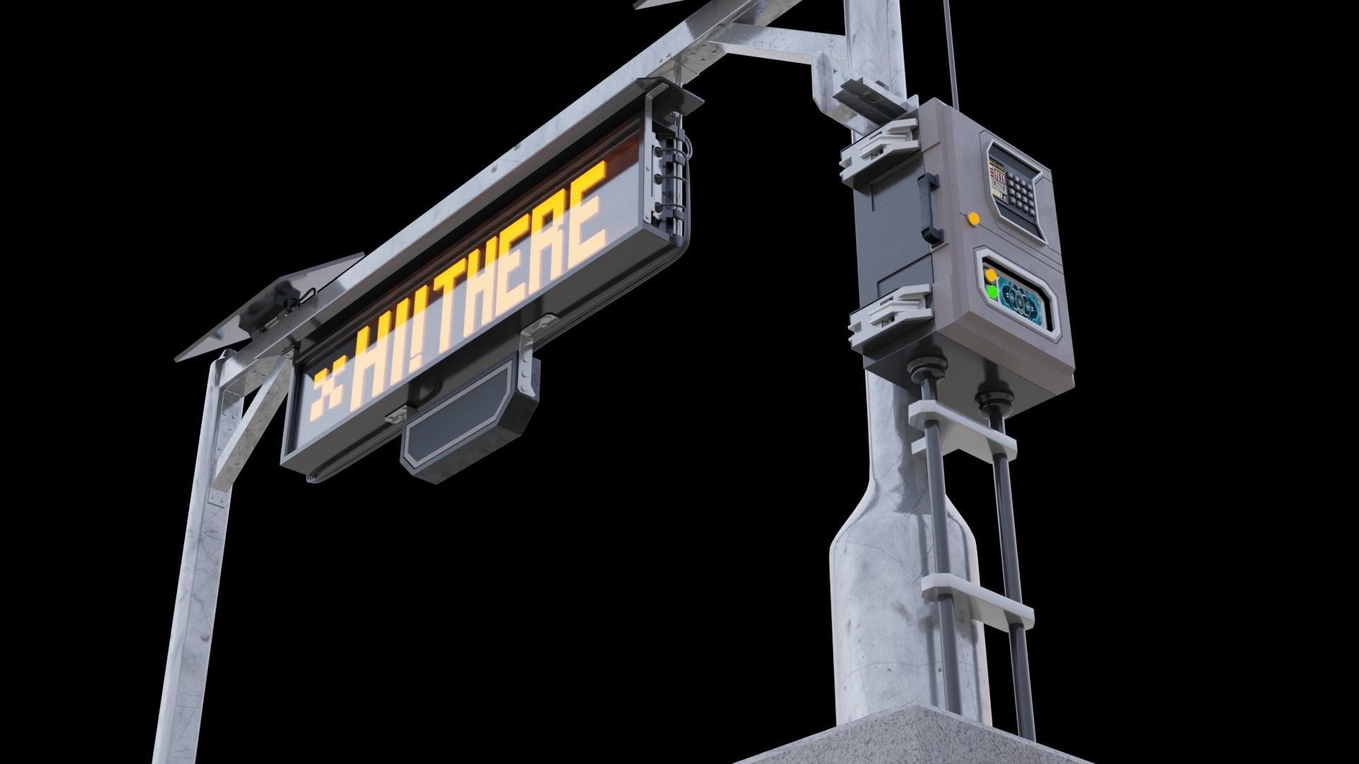 Outdoor Light modules Display 3D model 3D model | CGTrader