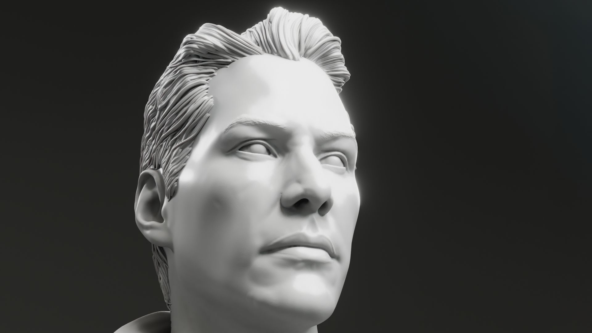 Keanu Reeves - Neo - The Matrix 3D model 3D printable | CGTrader