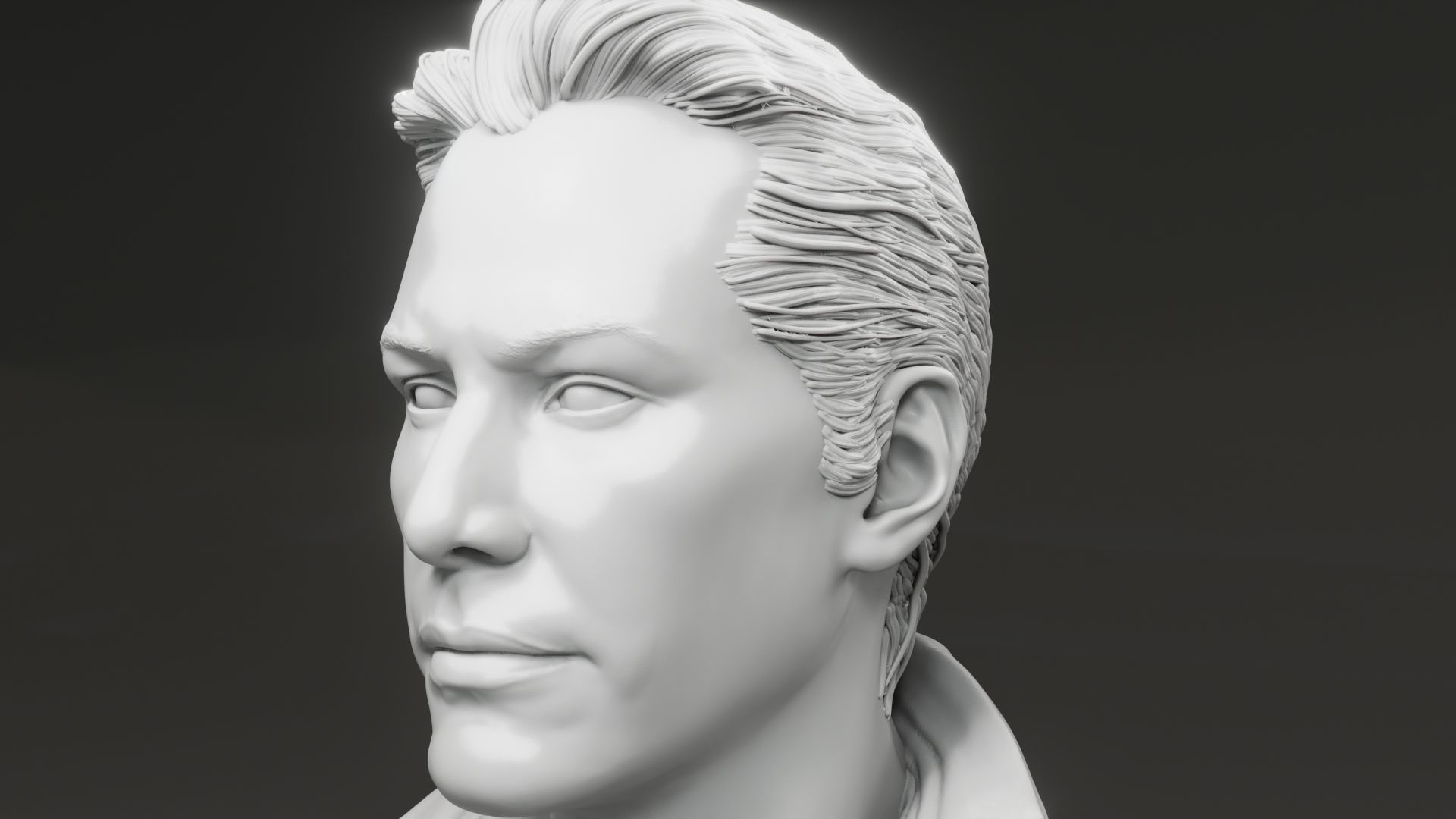 Keanu Reeves - Neo - The Matrix 3D model 3D printable | CGTrader