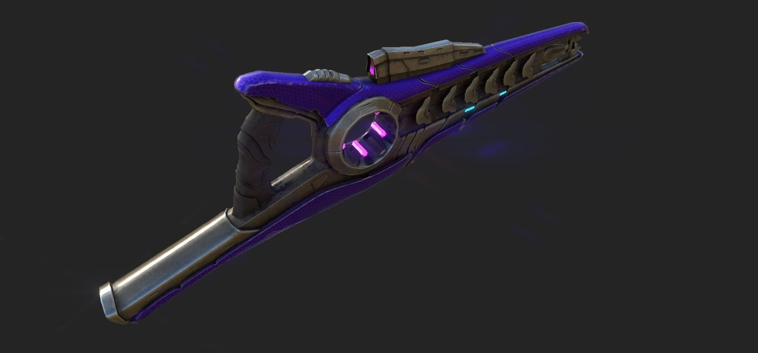 3D model Halo Beam Rifle VR / AR / low-poly | CGTrader