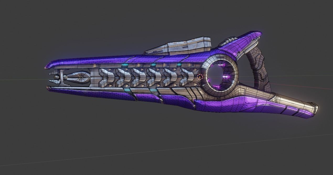 3D model Halo Beam Rifle VR / AR / low-poly | CGTrader