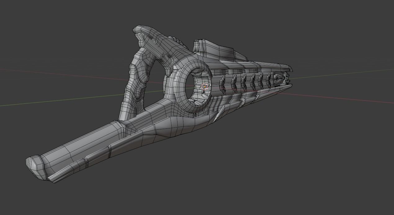 3D model Halo Beam Rifle VR / AR / low-poly | CGTrader