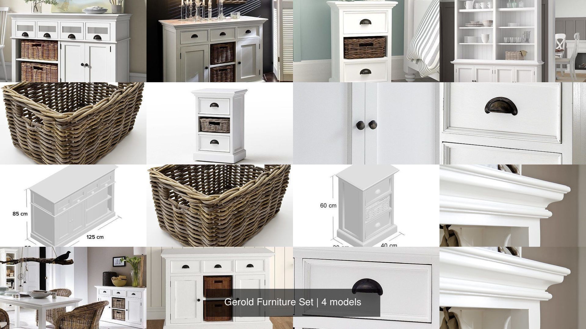 Gerold Furniture Set 3D Model Collection | CGTrader