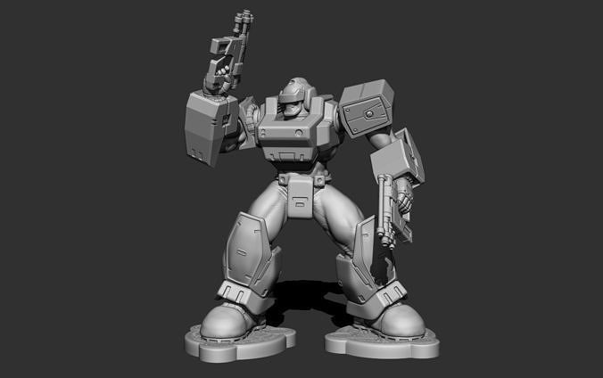 PSO RAcast character model 3D model 3D printable | CGTrader