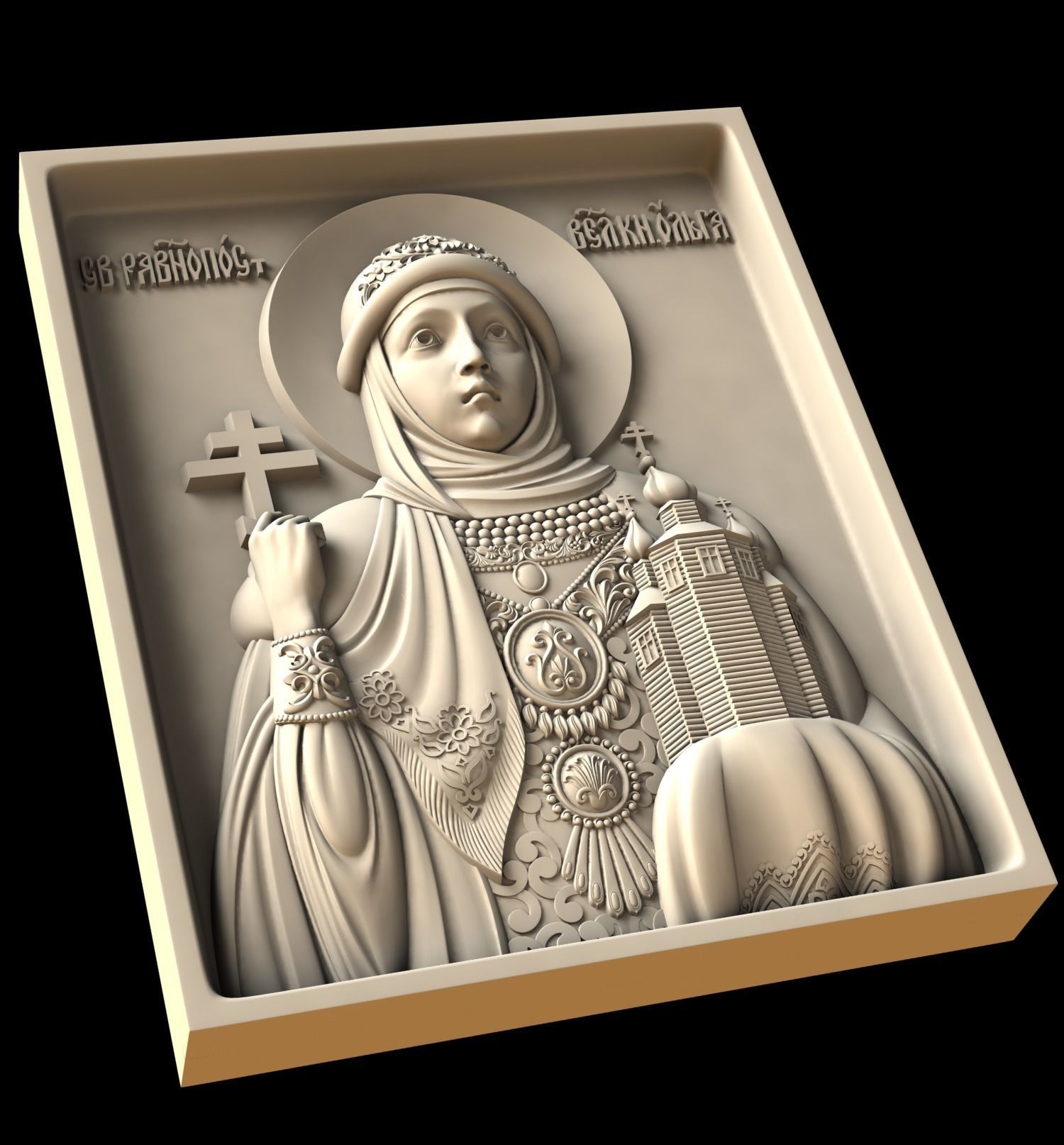 icon of the olga 3D model | CGTrader