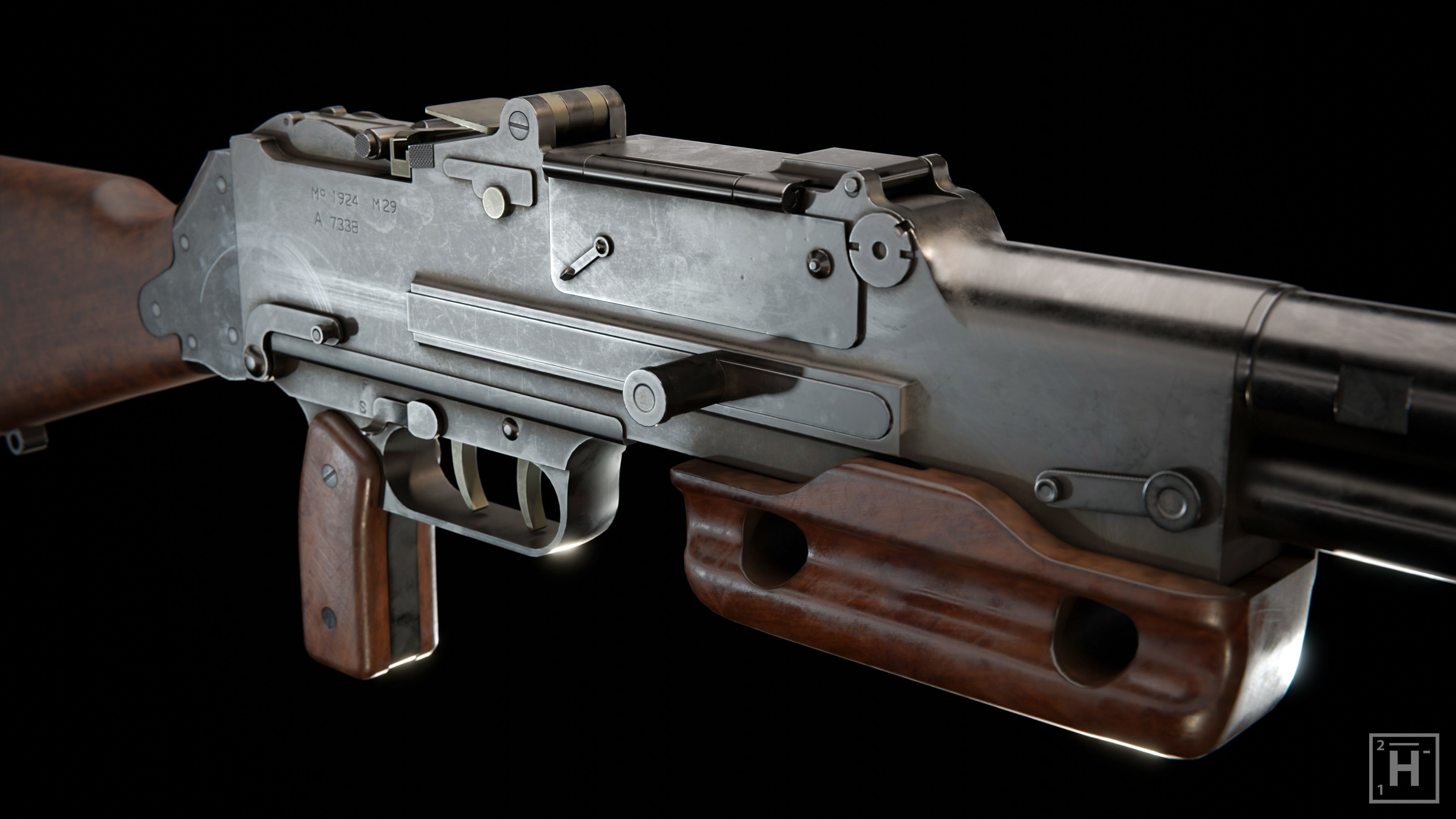 3D model Chatellerault FM M24-29 VR / AR / low-poly | CGTrader