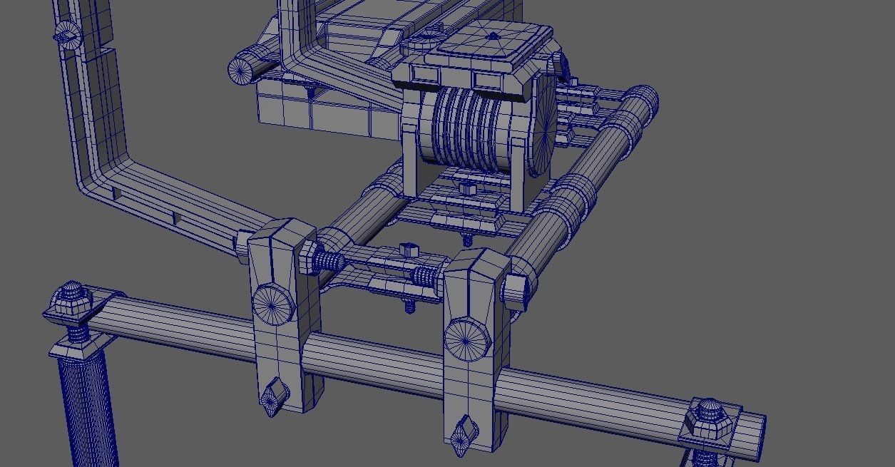 Camera Shoulder Rig 3D model | CGTrader