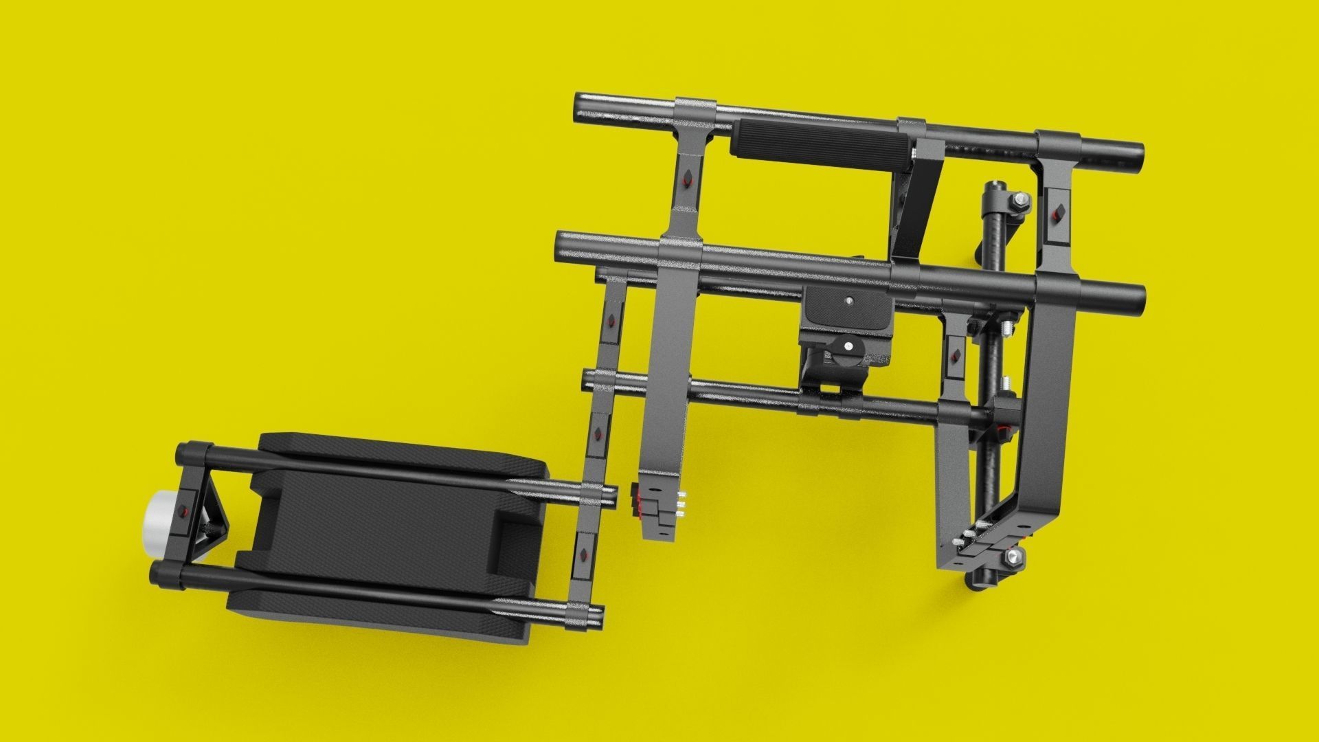 Camera Shoulder Rig 3D model | CGTrader