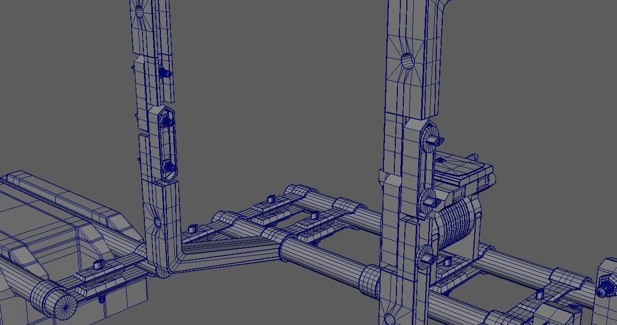 Camera Shoulder Rig 3D model | CGTrader