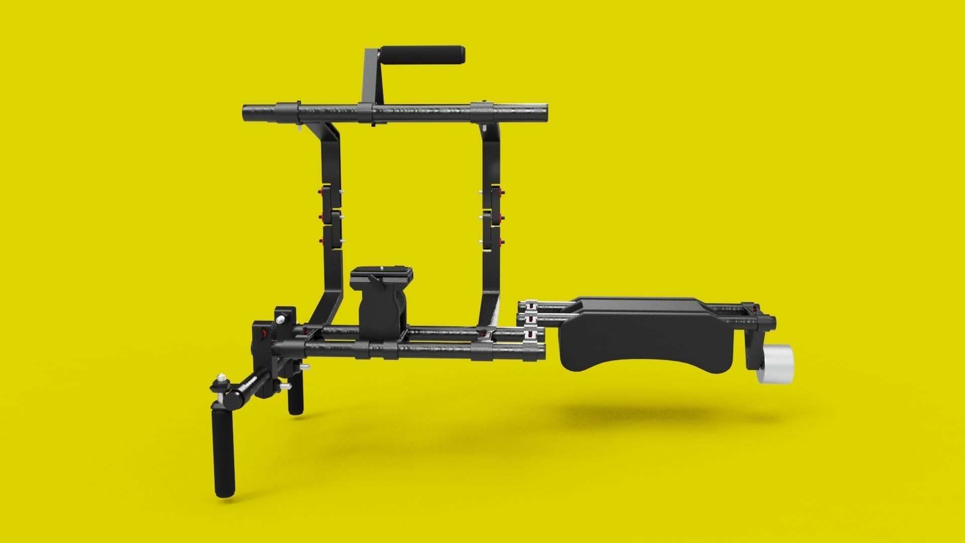 Camera Shoulder Rig 3D model | CGTrader