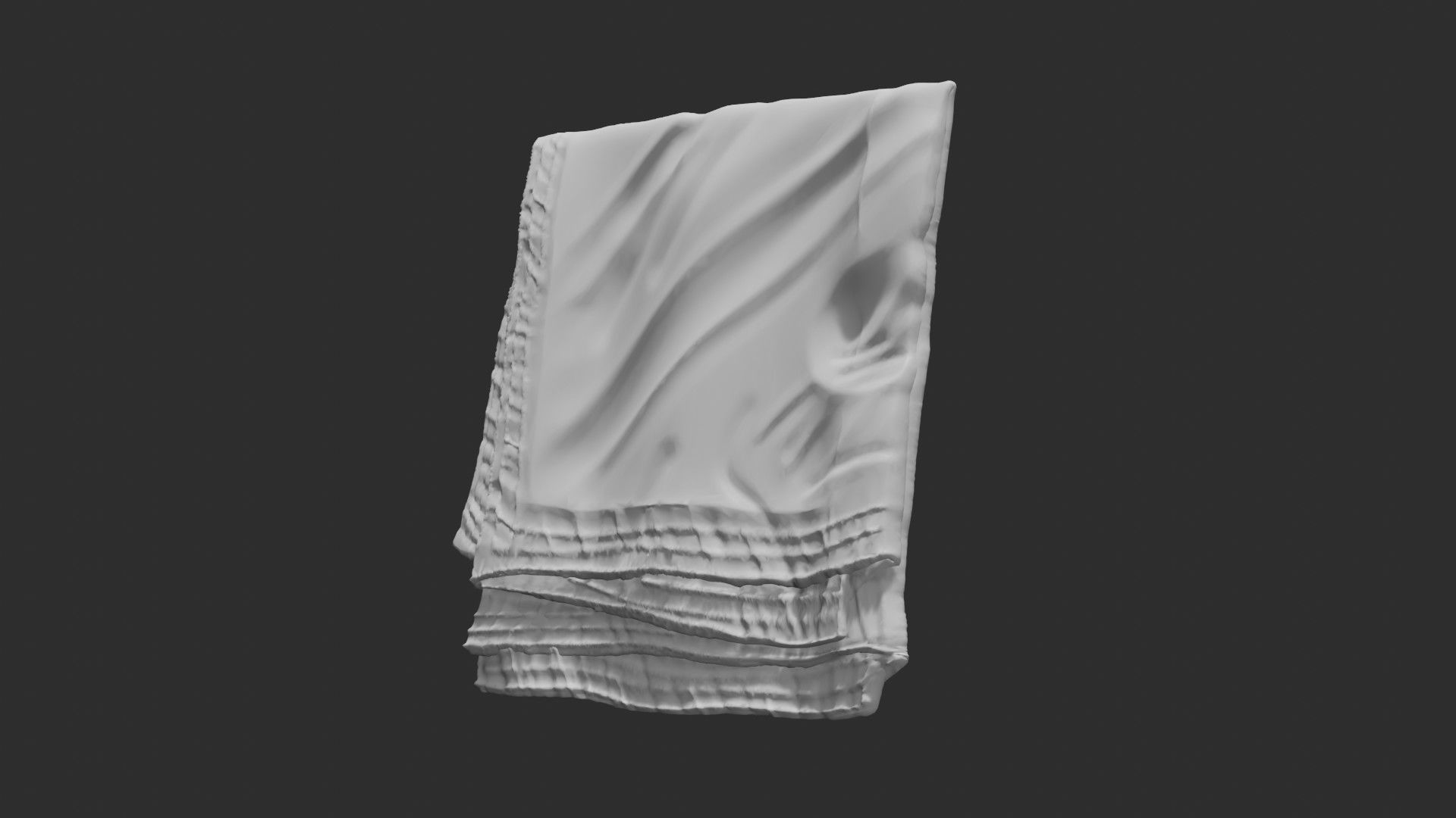 Handkerchief towel 3D model | CGTrader