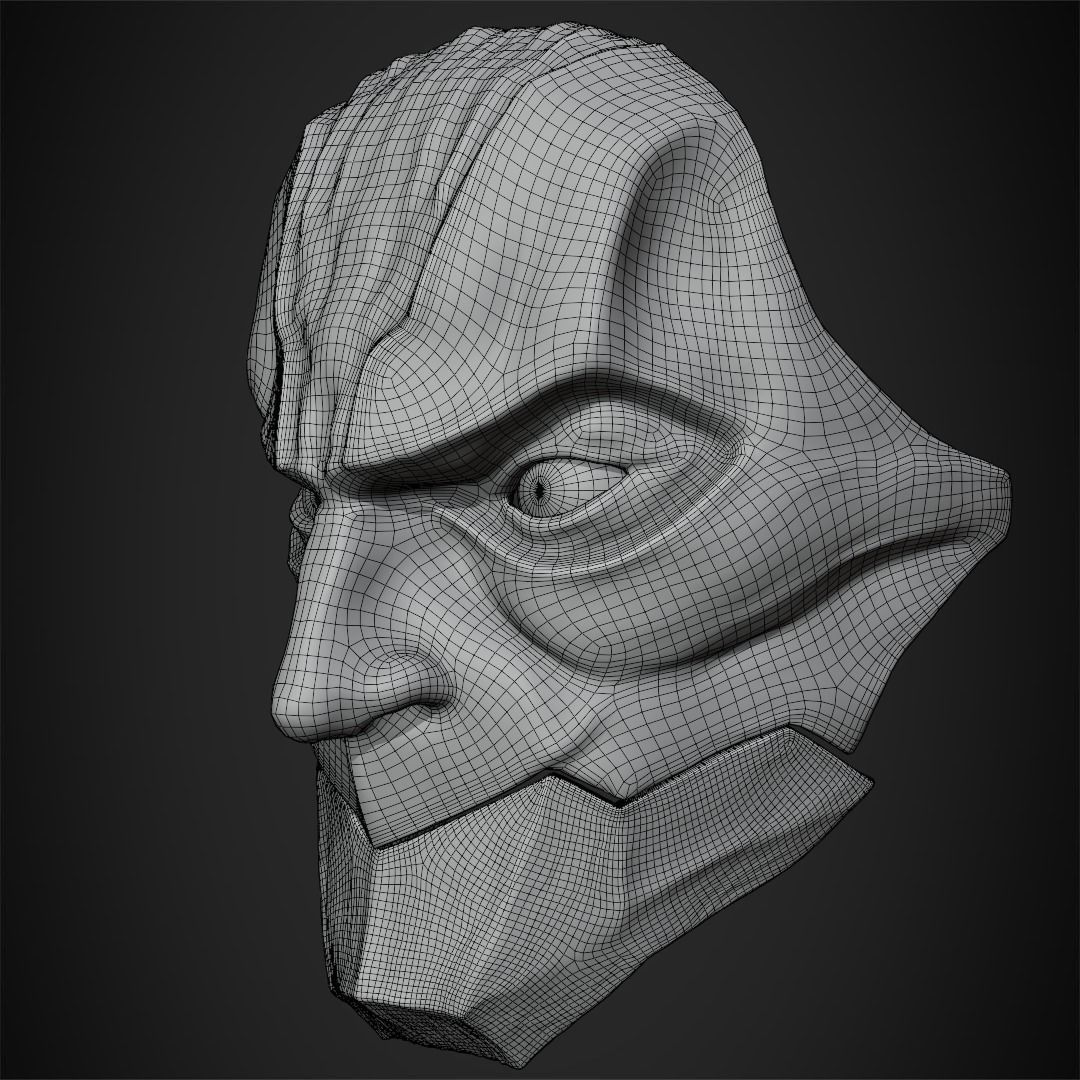 Armored Titan Mask for Cosplay 3D model 3D printable | CGTrader