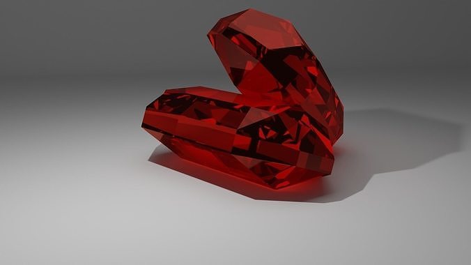 topaz two diamonds 3D model | CGTrader