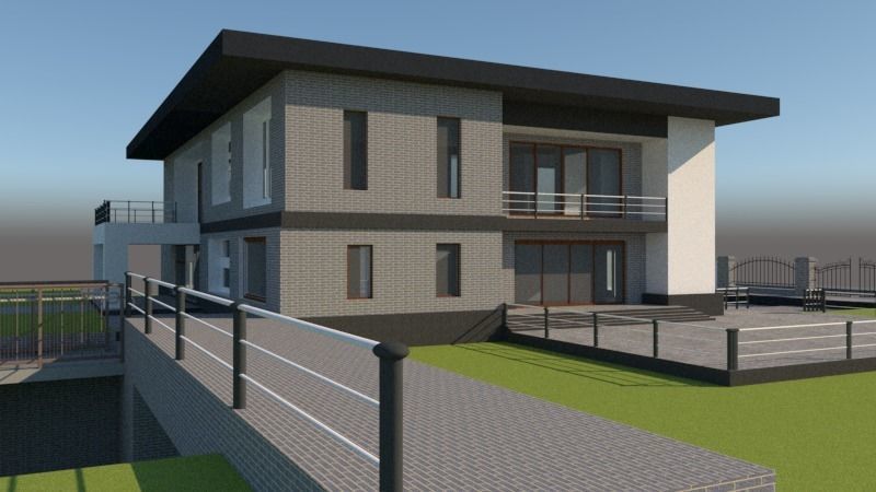 Mega Luxury mansion 3D model 3D printable | CGTrader