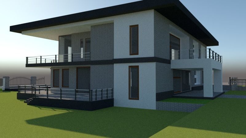 Mega Luxury mansion 3D model 3D printable | CGTrader