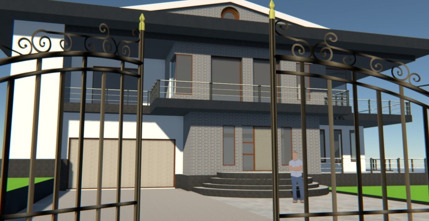 Mega Luxury mansion 3D model 3D printable | CGTrader