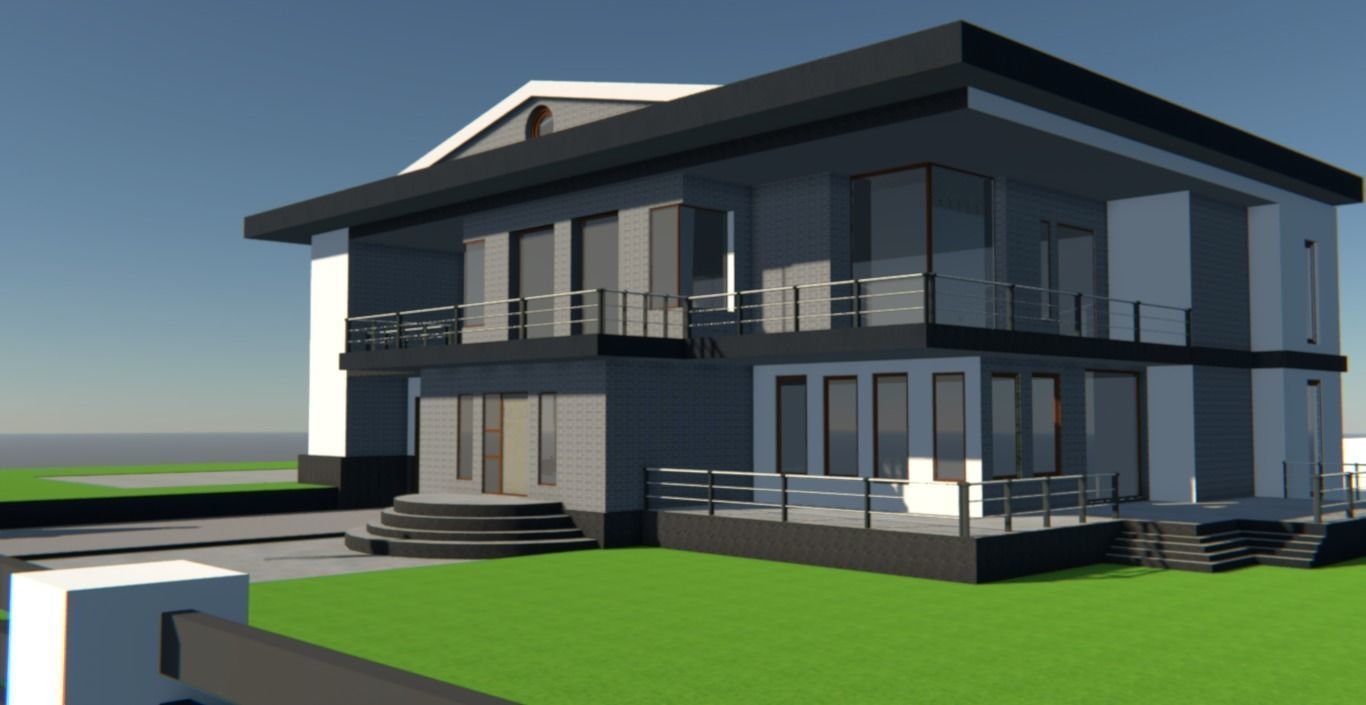 Mega Luxury mansion 3D model 3D printable | CGTrader
