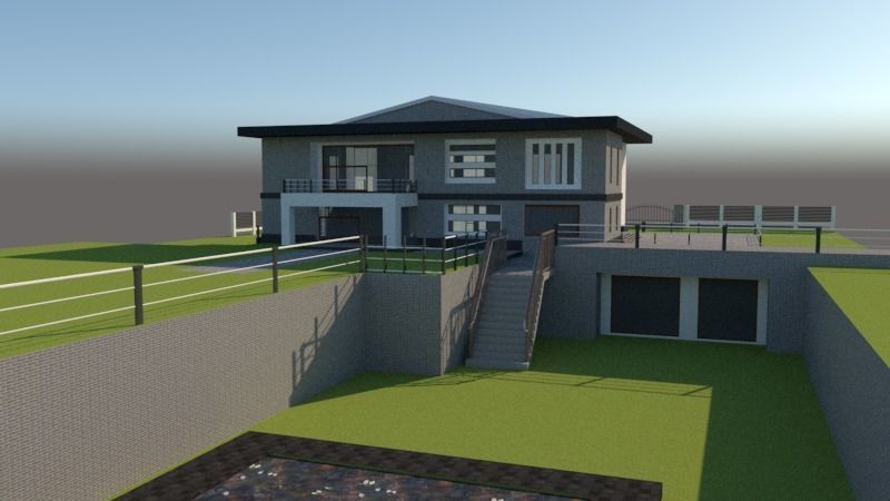 Mega Luxury mansion 3D model 3D printable | CGTrader