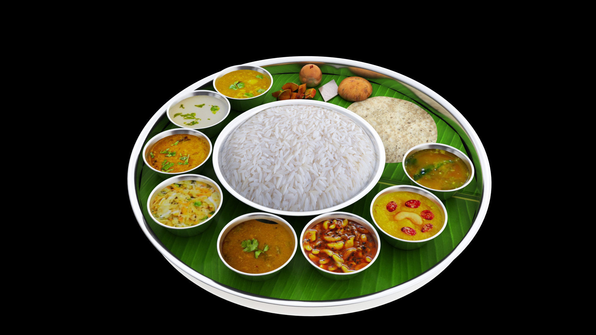 Rice meals food 3d model 3D model | CGTrader