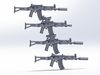 R4-R5-R6 Vector South-African assault rifles 3D model 3D printable ...