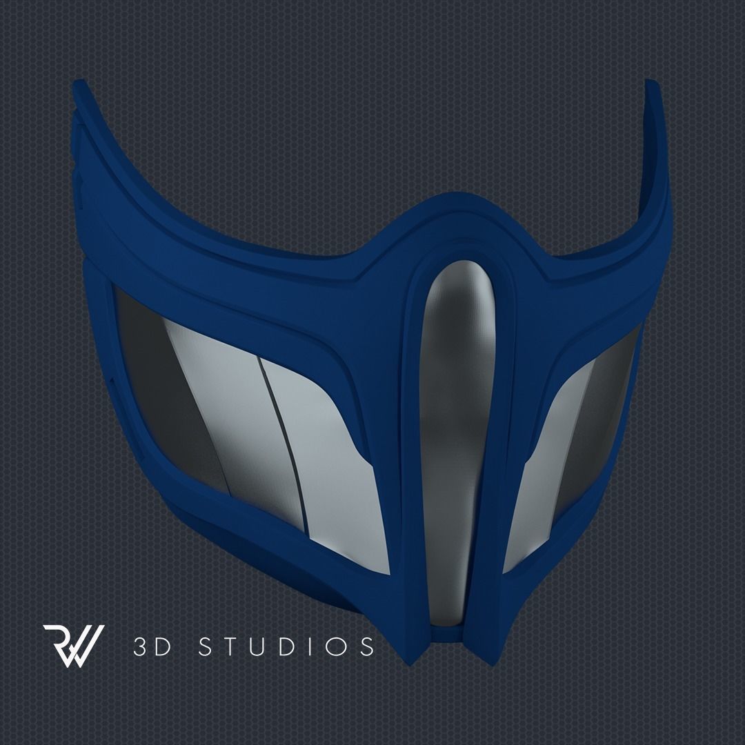 MK11 Sub-Zero Mask V13 - STL File 3D model 3D printable | CGTrader