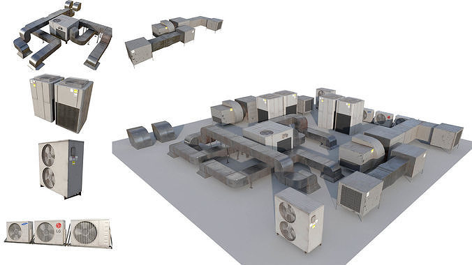 rooftop ac unit 3D model | CGTrader