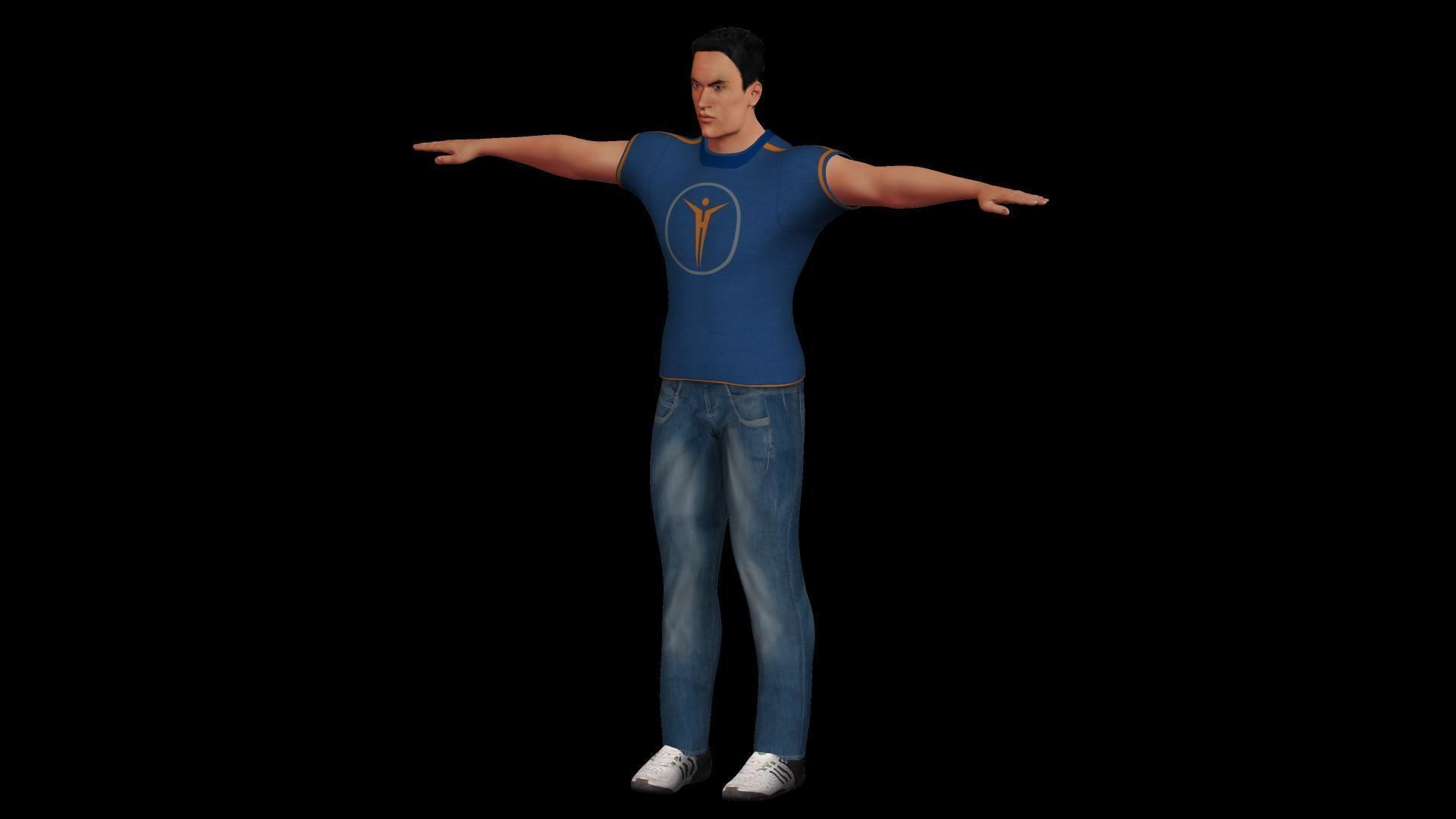 3d human character 3D model | CGTrader