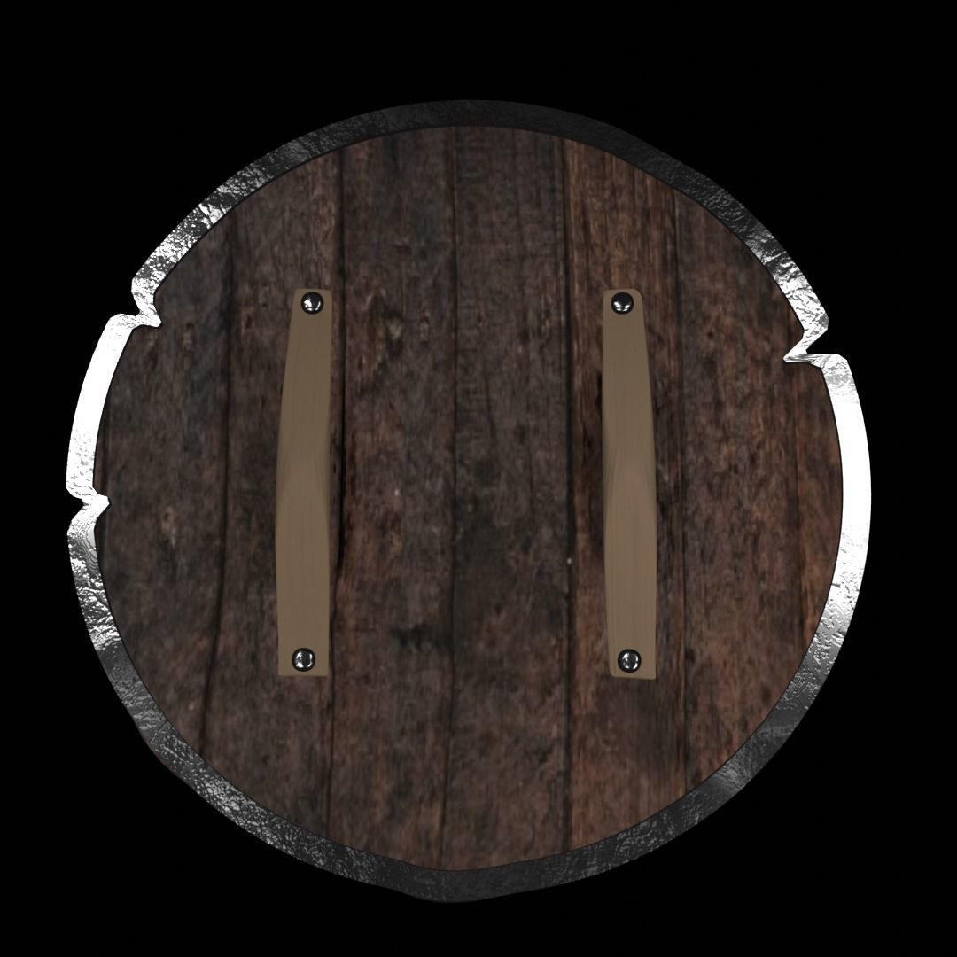 Viking style shield free 3D model | CGTrader