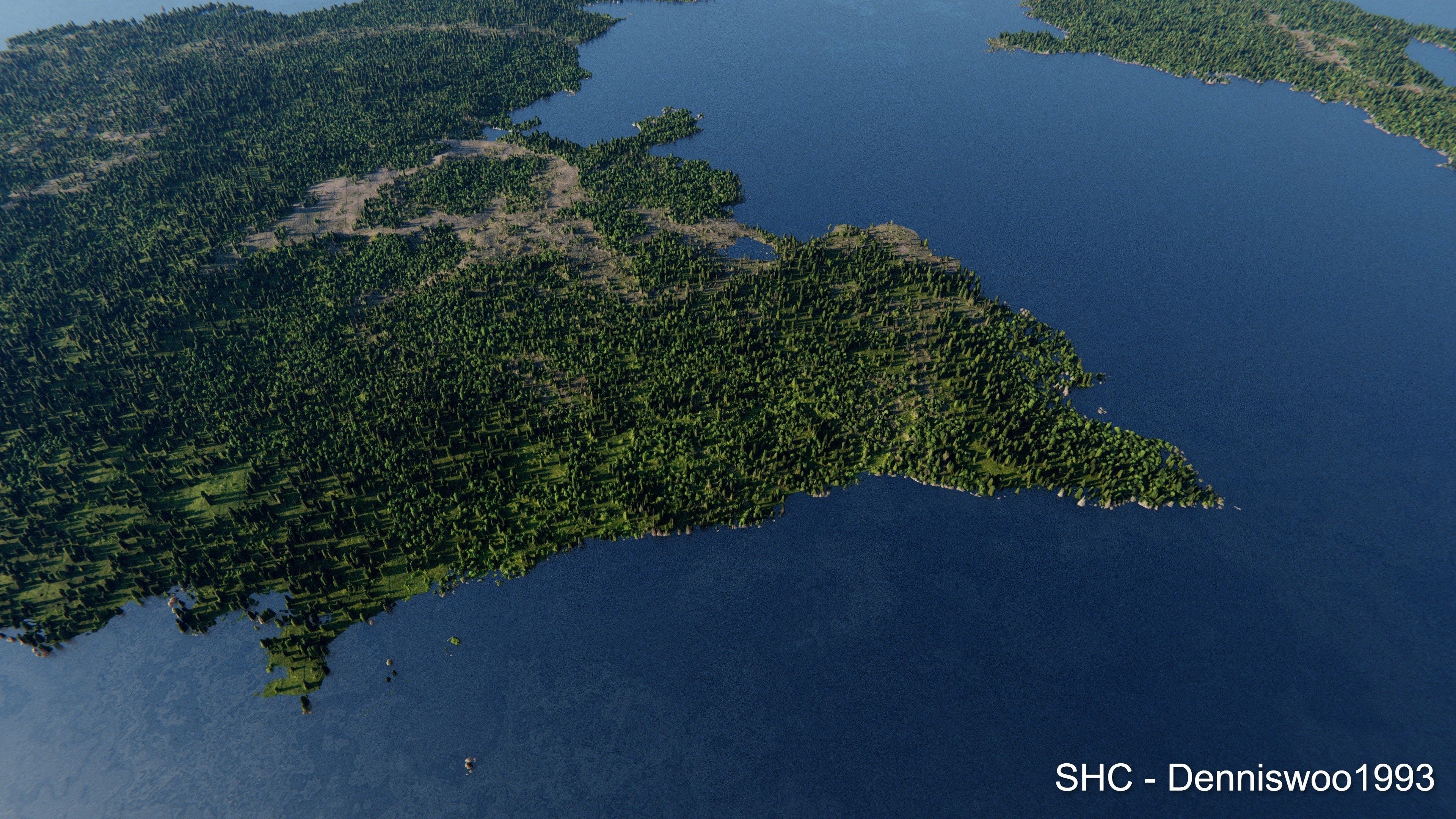 Large scale procedural terrain generator with 3D cities 3D model | CGTrader