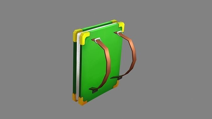 3D model cartoon drawing board VR / AR / low-poly | CGTrader