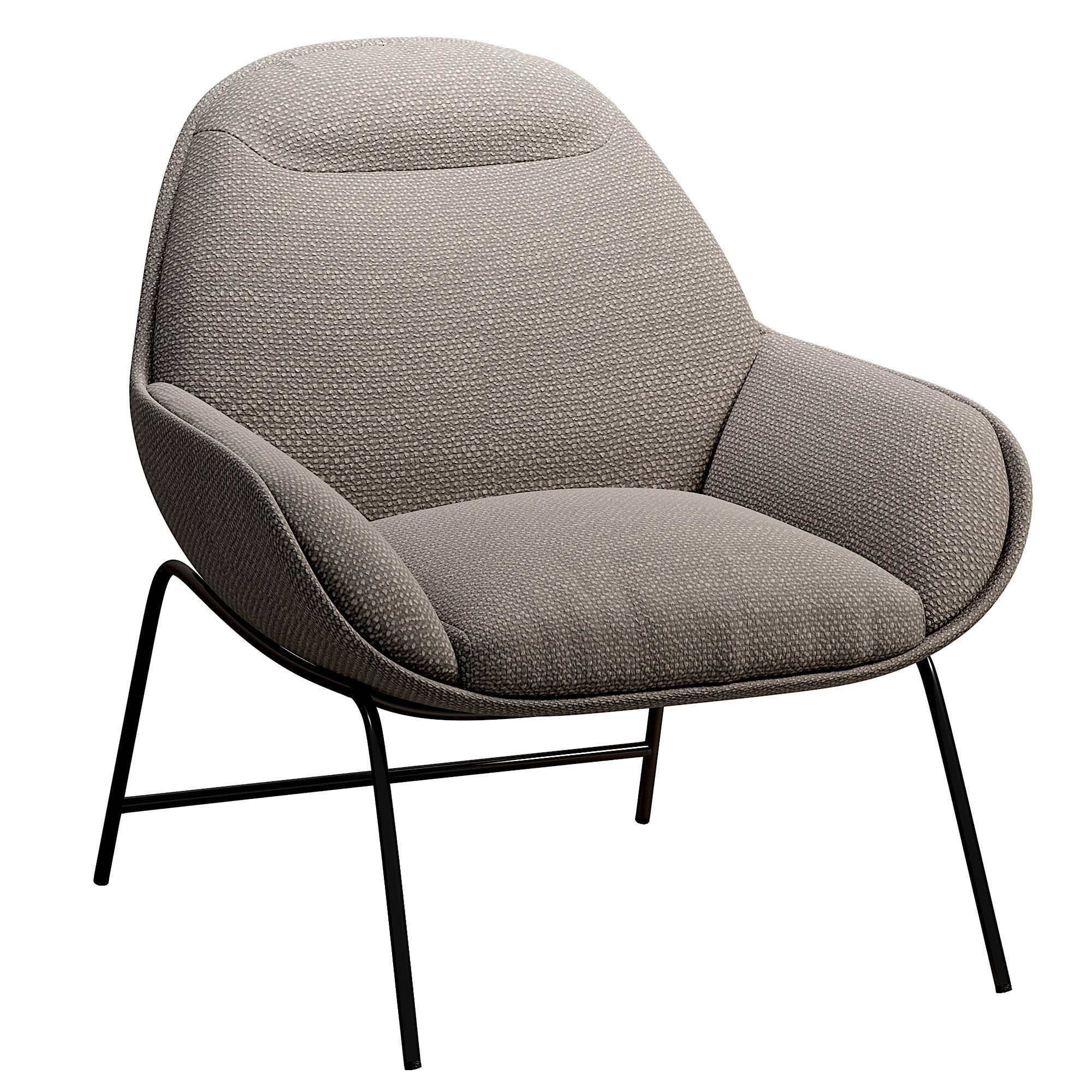 3D model Mii Occasional Lounge Chair VR / AR / low-poly | CGTrader