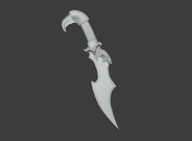 Dagger sword free 3D model | CGTrader
