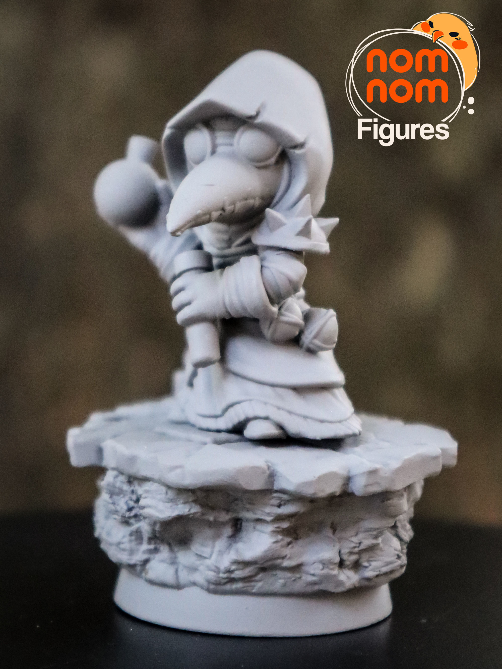 Chibi Plague Doctor 3D model 3D printable | CGTrader