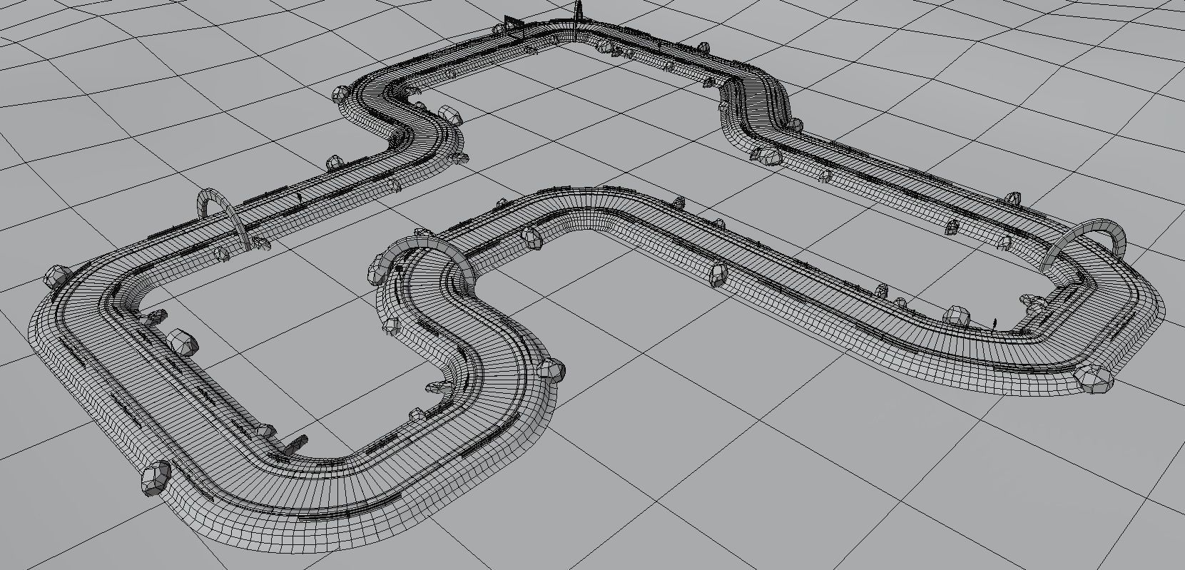 3D model Racing Track Generator VR / AR / low-poly | CGTrader