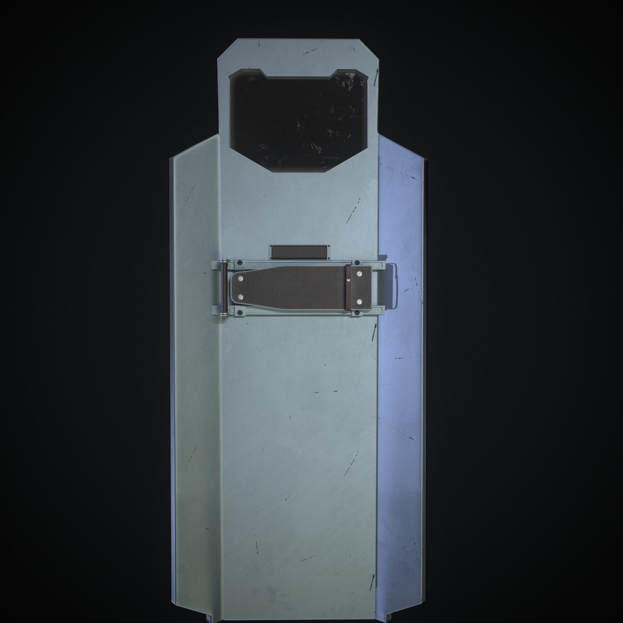 3D model Sci-fi police shield VR / AR / low-poly | CGTrader