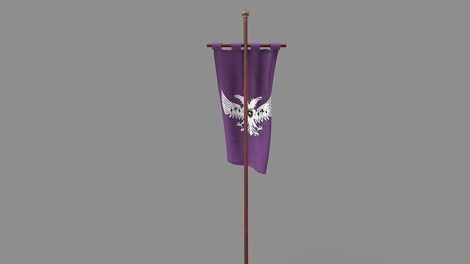 3D model Waving flag VR / AR / low-poly | CGTrader