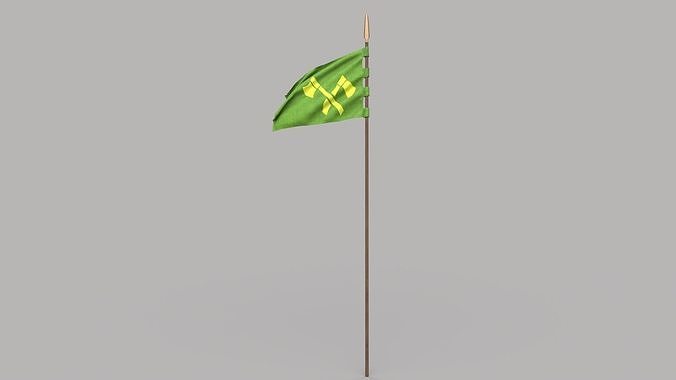 3D model Waving flag VR / AR / low-poly | CGTrader