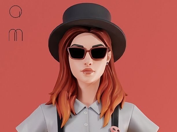 3D model Pepper Thorne - Fortnite VR / AR / low-poly | CGTrader