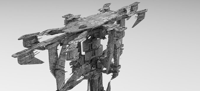 Moon base platforms 3D model | CGTrader