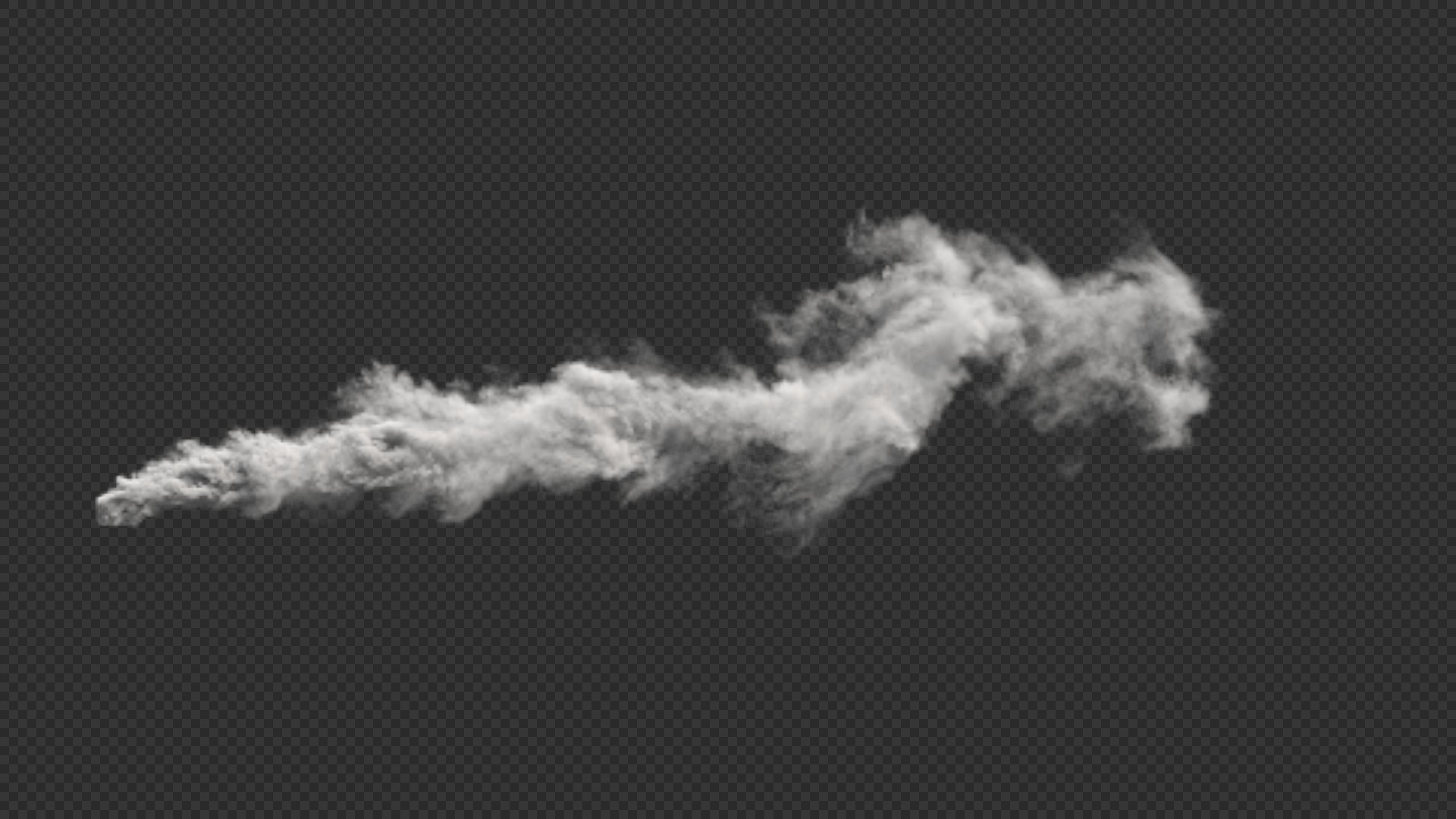 Blown Smokestack Clouds 3D model | CGTrader
