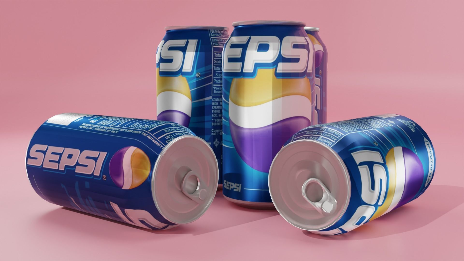 3D model Sepsi fresh drink Dont cola VR / AR / low-poly | CGTrader