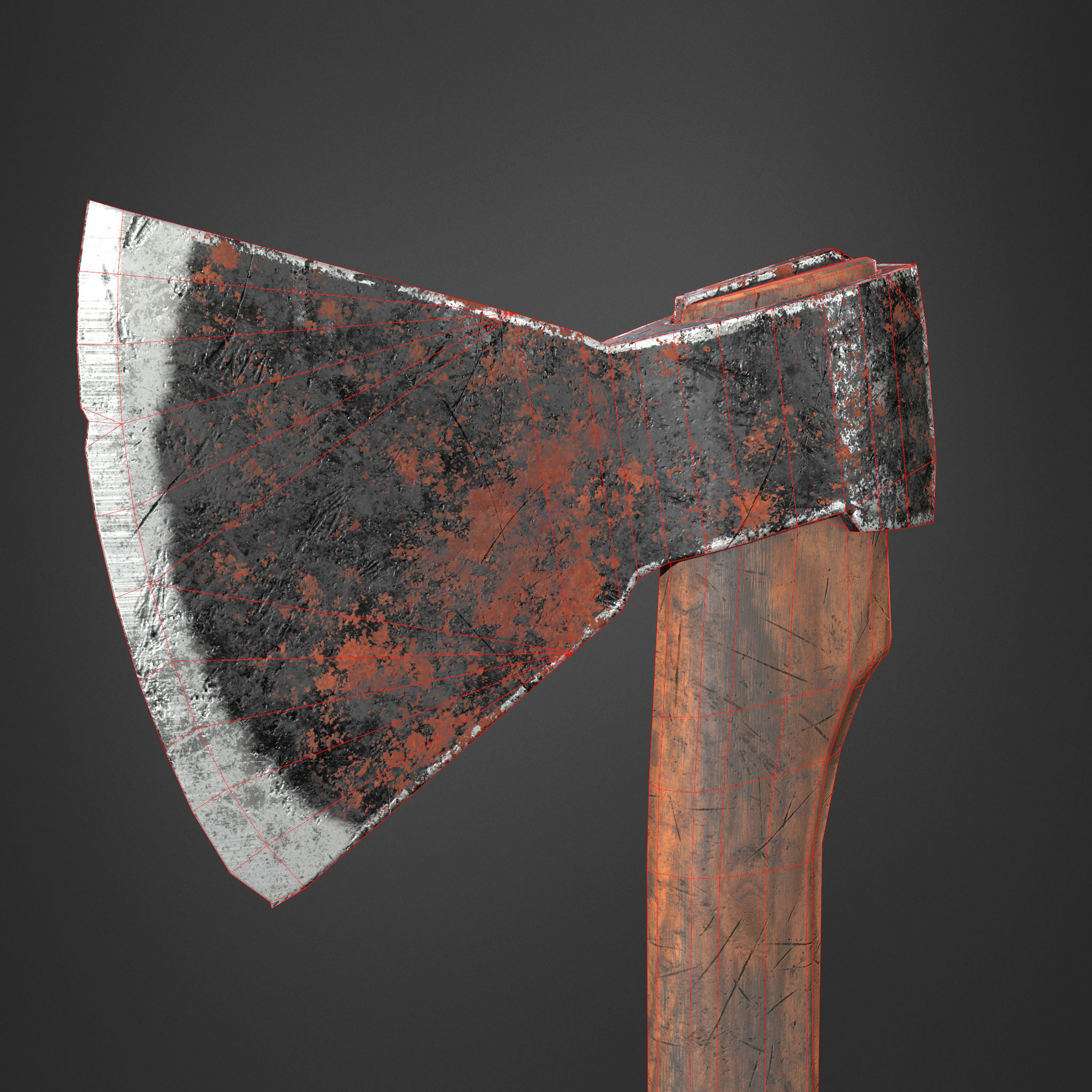 3D model Axe Realistic Low-poly 3D model VR / AR / low-poly | CGTrader