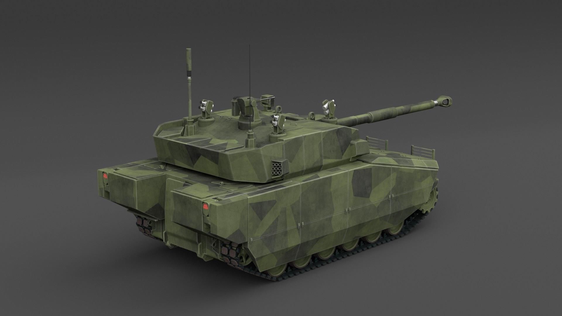 General Dynamics Griffin3 105mm Gun 3D model | CGTrader