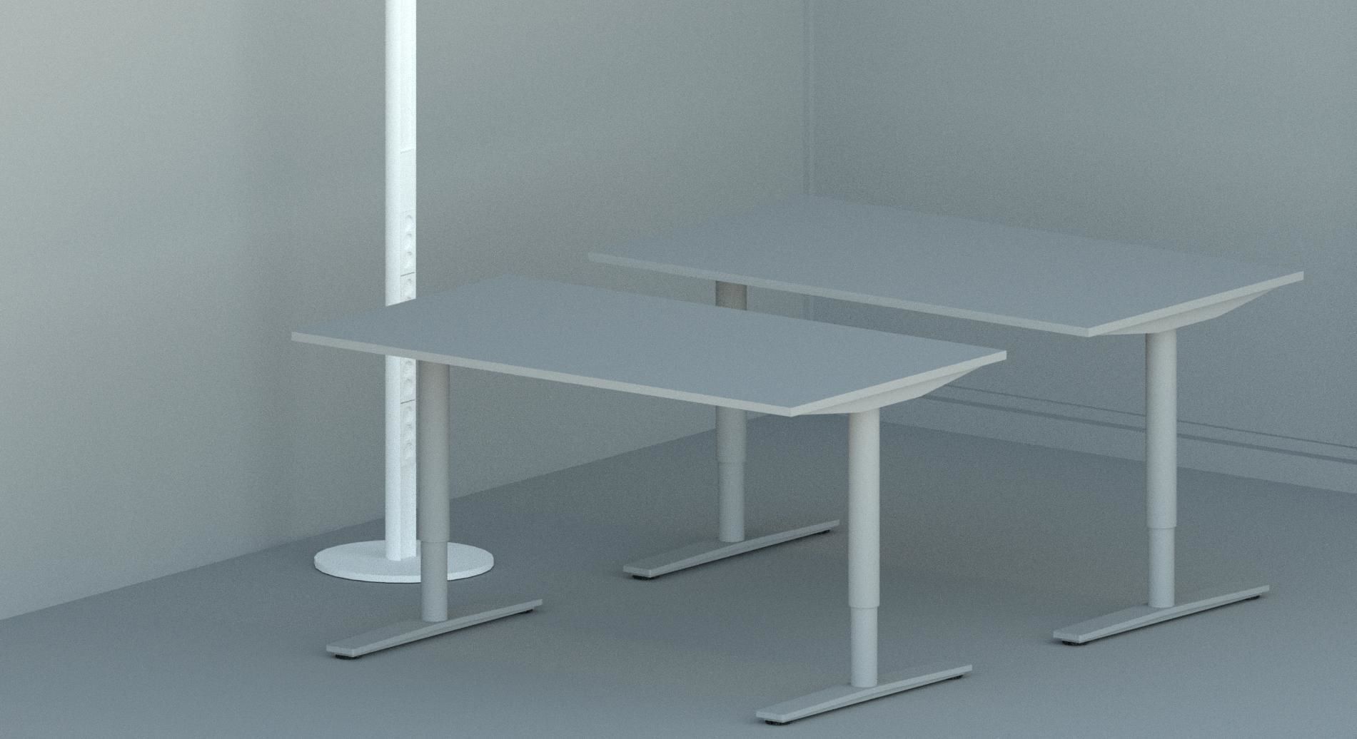 Revit - Office table 3D model | CGTrader